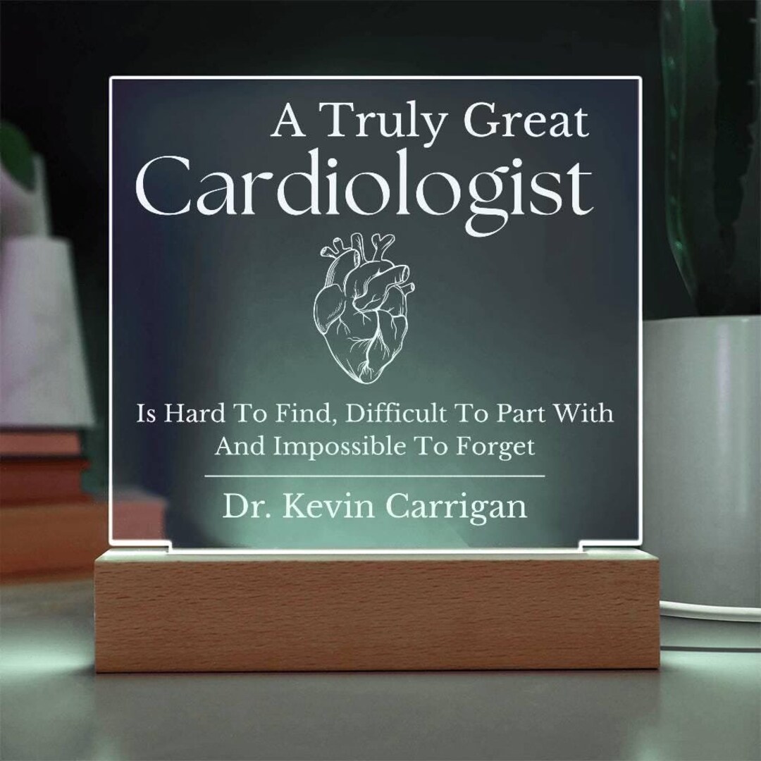 Truly Great Cardiologist Sign, Gift for Cardiologist, Cardiologist ...