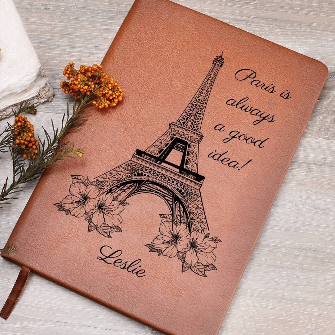 Paris Journal - Paris Gift, Paris Journal, Eiffel Tower, Travel Journal ...