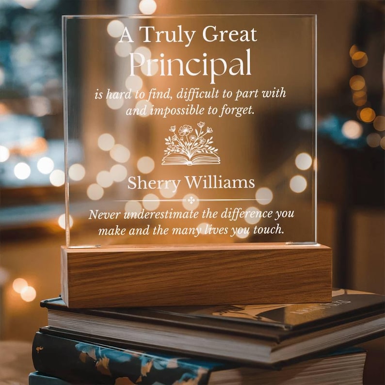 A Truly Great Principal Sign - Thank You Gift for Principal ...