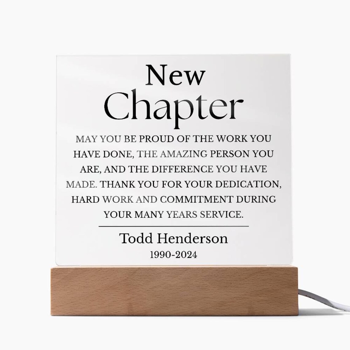 New Chapter Sign - Retirement Gift, Retirement of Coworker, Retirement ...