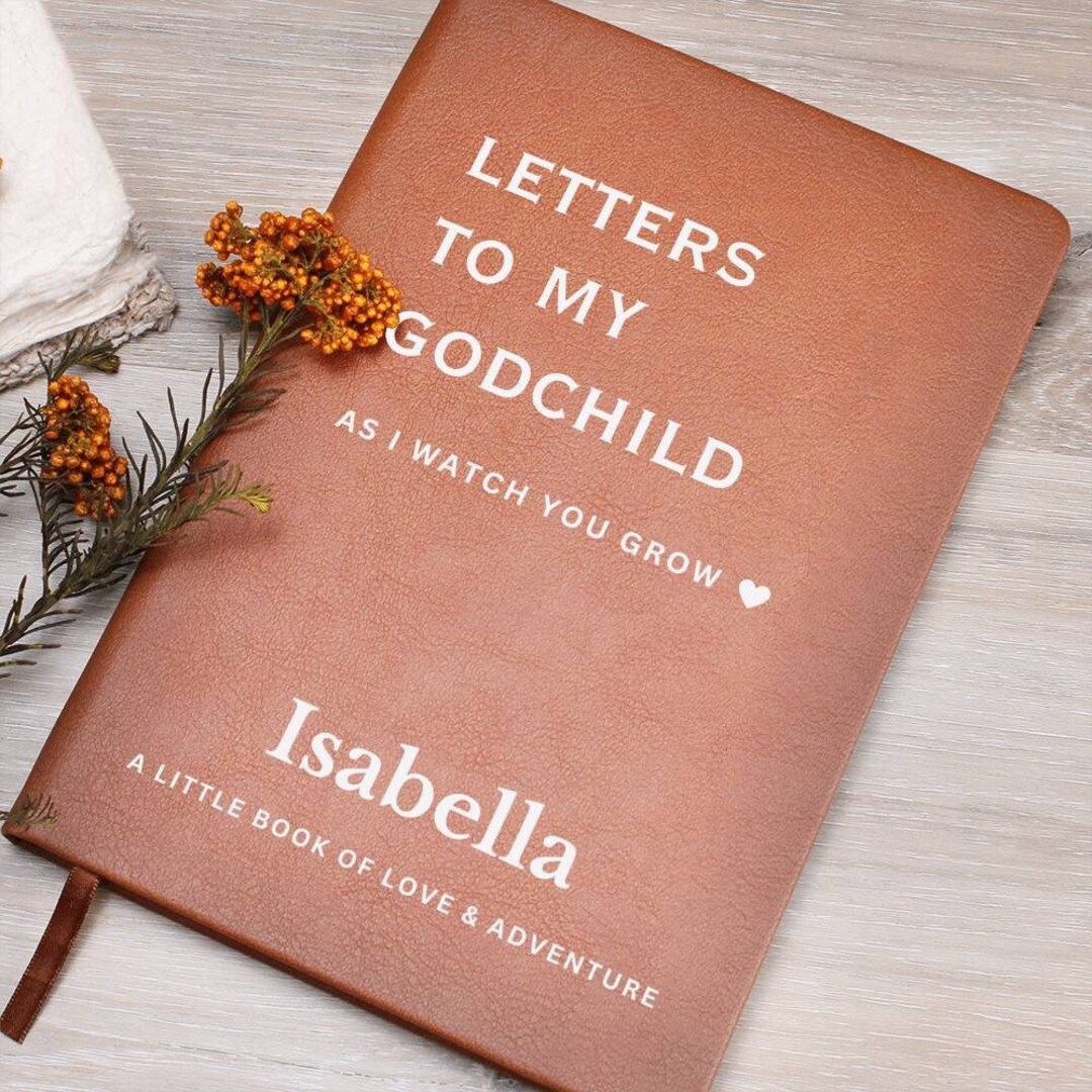 Letters to My Godchild Journal - Personalized Godmother Gift, Godparent ...
