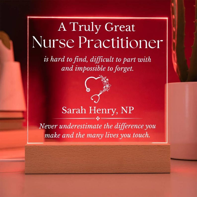 Personalized Nurse Practitioner Sign, Nurse Practitioner Graduation ...