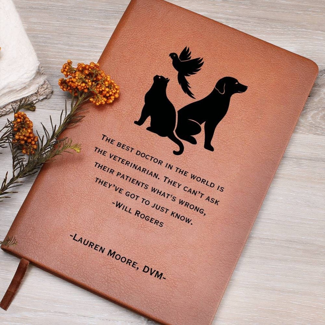 Personalized Veterinarian Gift - Veterinarian Doctor Journal, Vet Notes ...