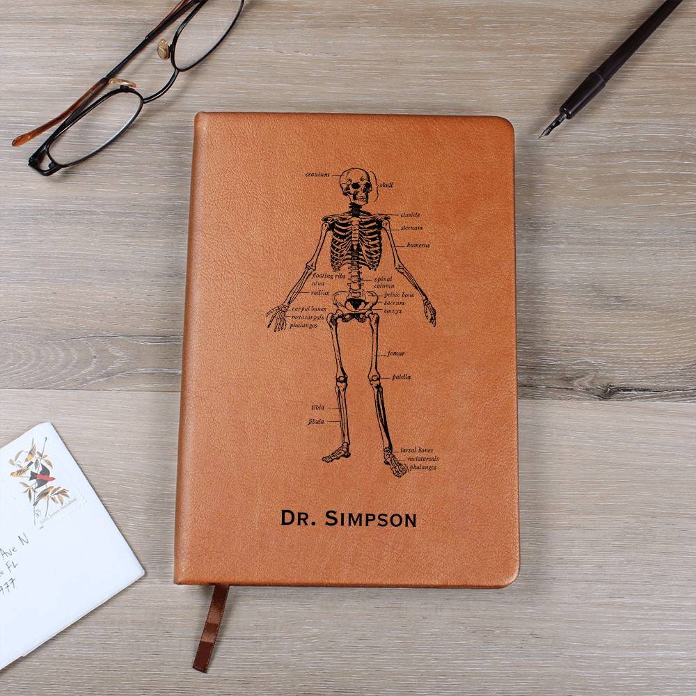 Personalized Anatomy Skeleton Anatomy Journal Chiropractor - Etsy