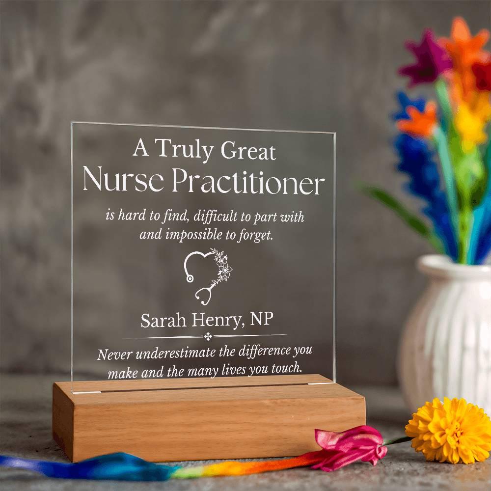 Personalized Nurse Practitioner Sign, Nurse Practitioner Graduation ...