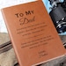 To My Dad Father's Day Journal - Personalized Fathers Day Gift ...