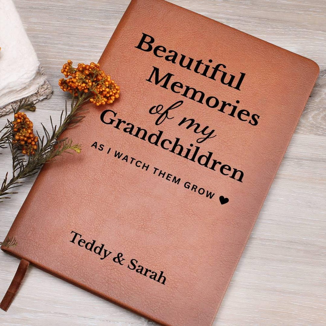 Letters to My Grandchildren Personalized Name Notebook - Grandma Gift ...