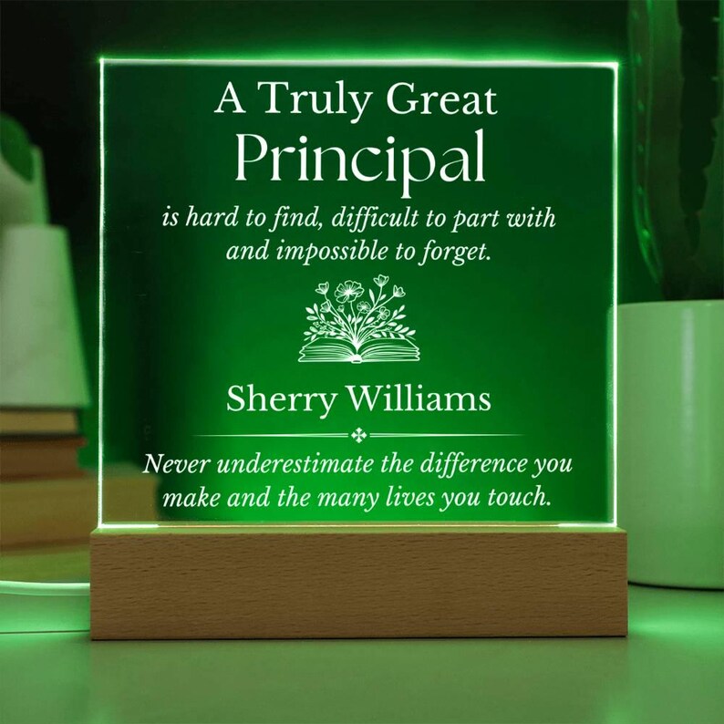 A Truly Great Principal Sign - Thank You Gift for Principal ...
