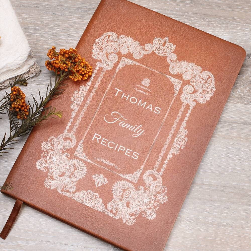Personalized Family Recipe Book, Personalized Recipe Book, Blank Recipe ...