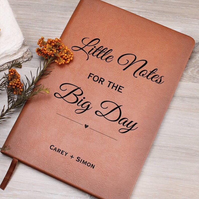 Little Notes for the Big Day, Wedding Notebook, Wedding Journal ...