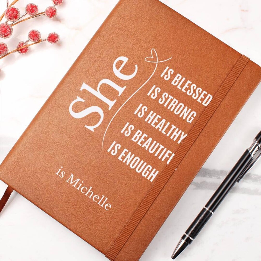 Personalized Leather Journal for Women Custom Name Journal Gift Best ...