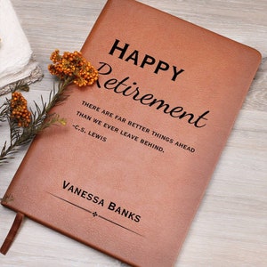 Happy Retirement Journal - Retirement Gift, Retirement of Coworker ...