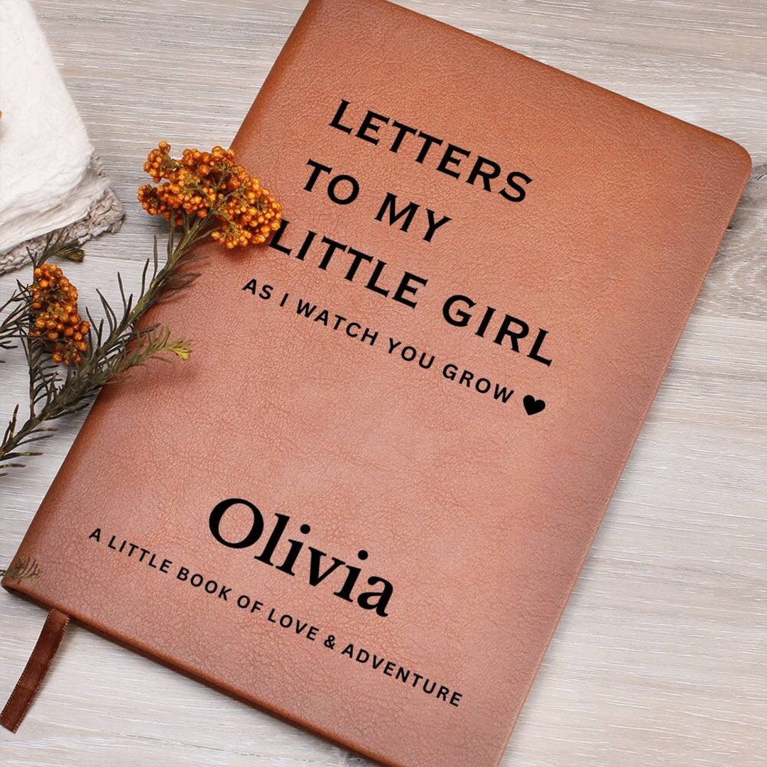 Letters to My Little Girl, Personalized Name Notebook Custom Pregnancy ...
