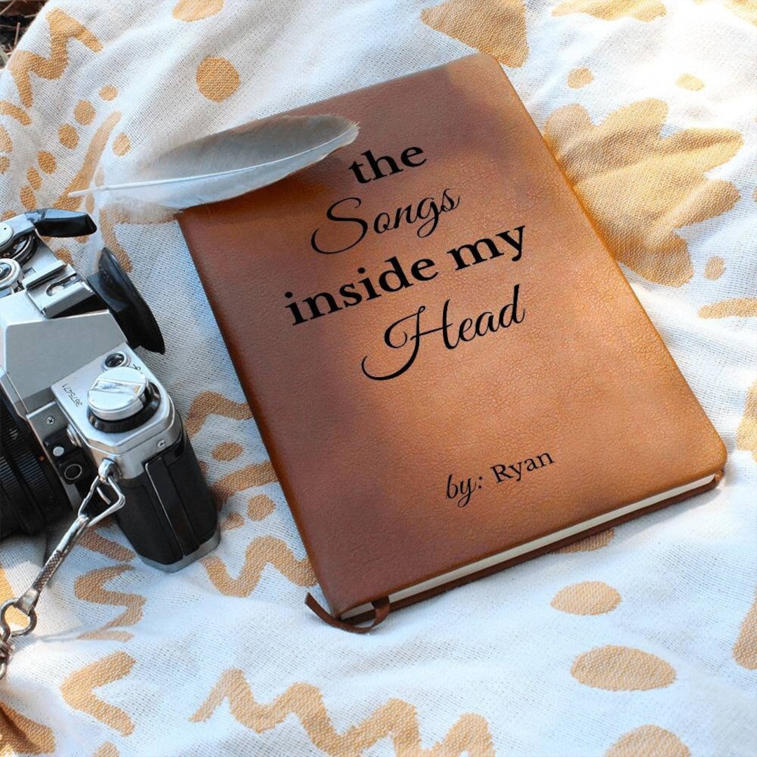 Personalized Lyric Journal - Songs Inside My Head, Song Writing Music ...