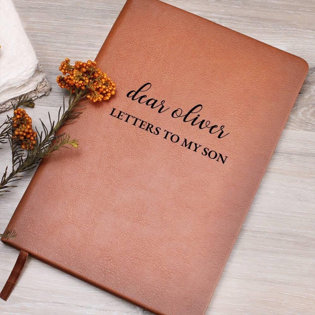 Letters to My Son Notebook, Dear Son Journal, Personalized Name Journal ...