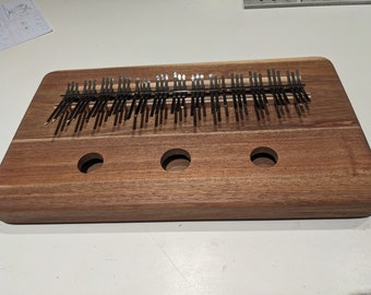 Chromatic Kalimba 42 Keys Handmade Double Row Structure Thumb Piano ...