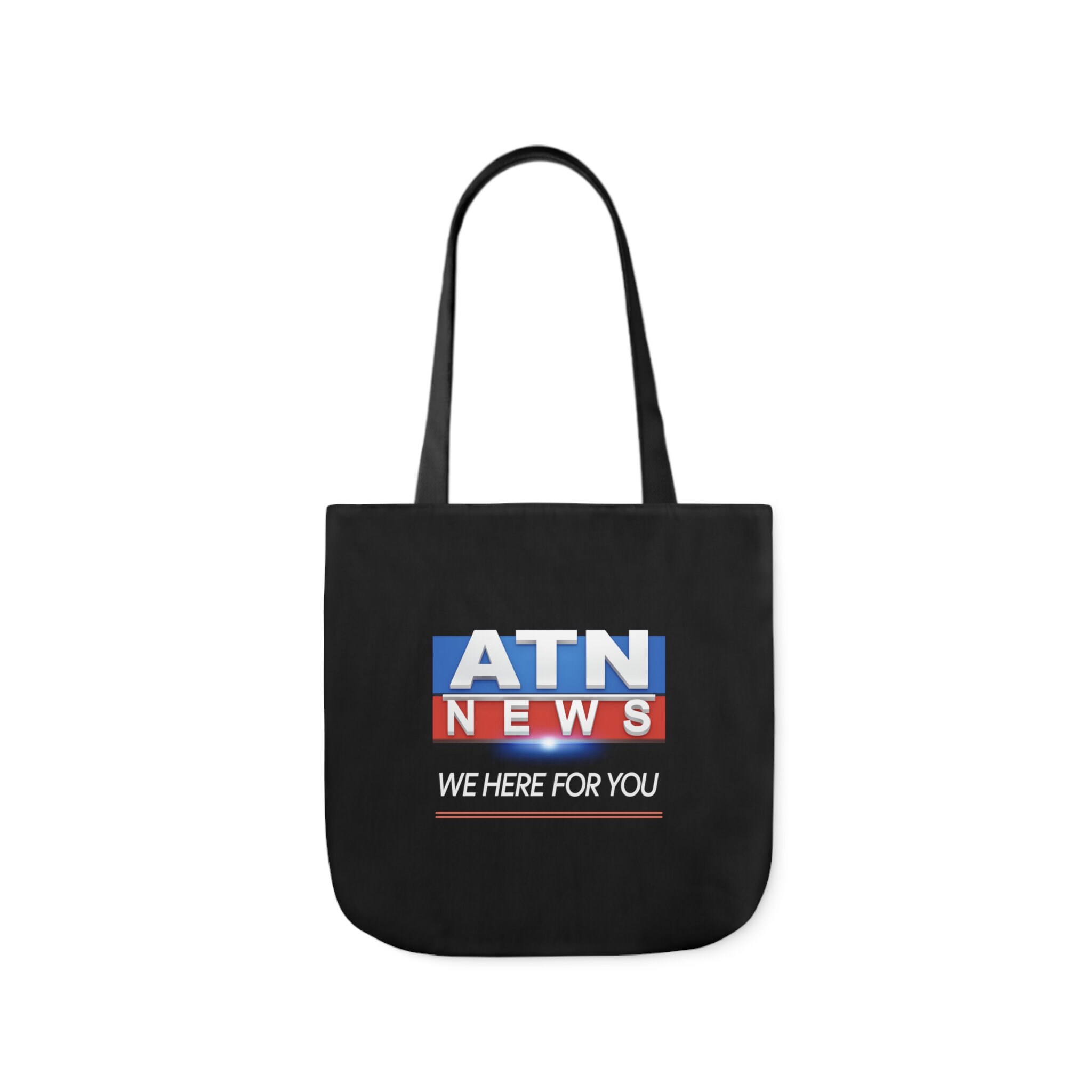 ATN News Logo We Here for You Succession Tote Polyester - Etsy