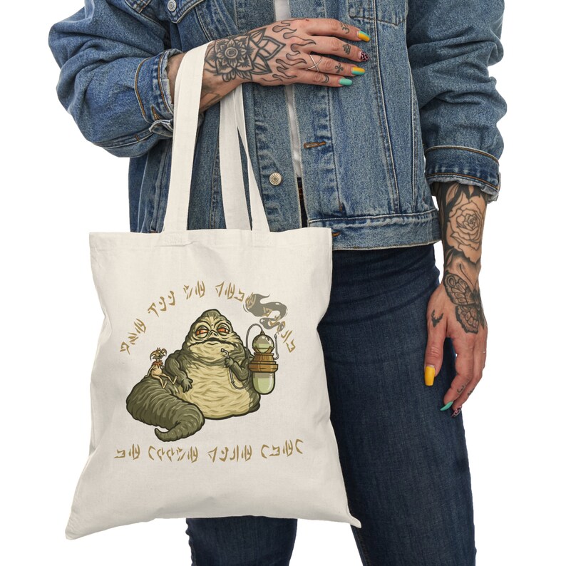 His Excellency Jabba the Hutt Natural Tote Bag - Etsy