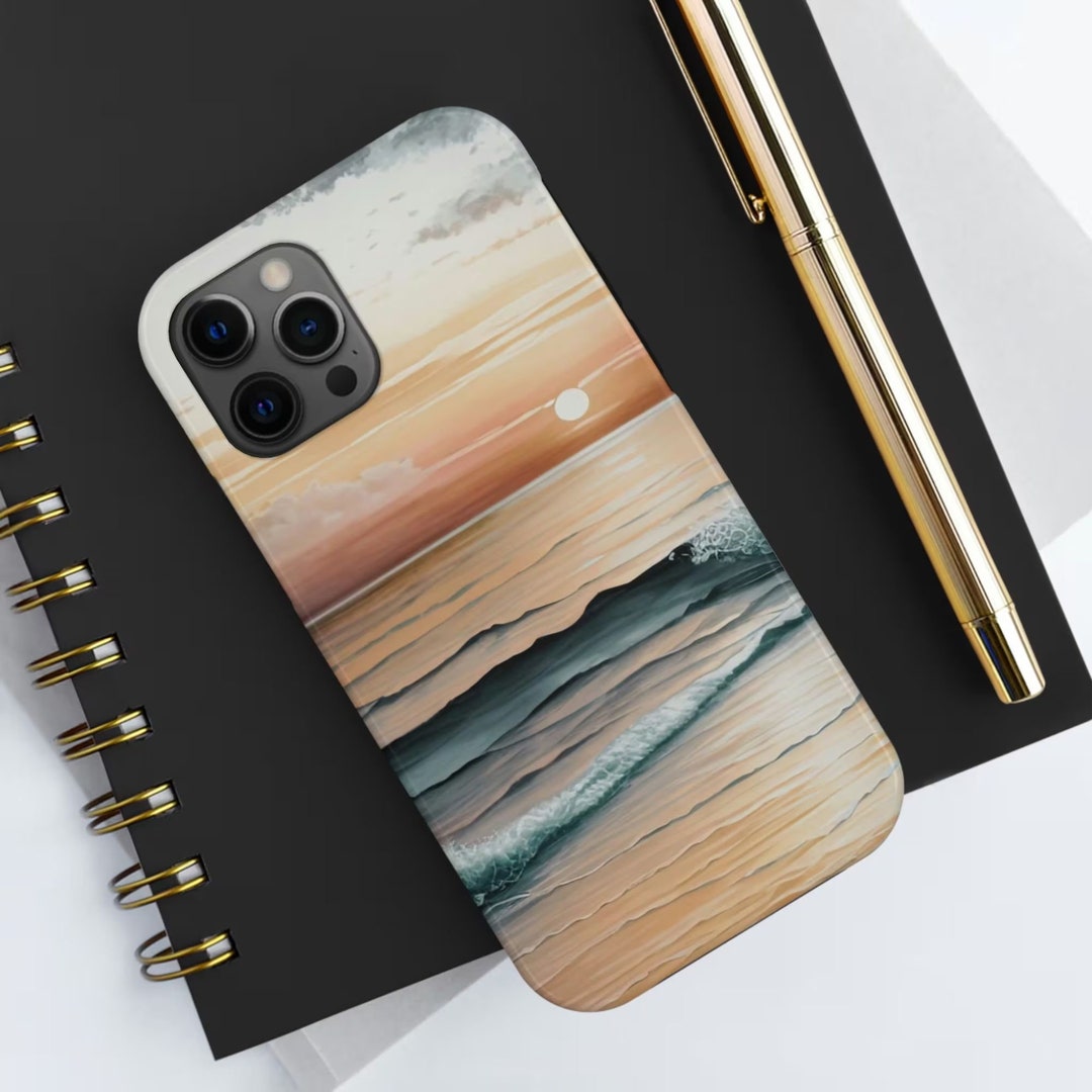 Ocean Sunset Phone Case, Beach iPhone Tough Case, Ocean Waves Phone ...