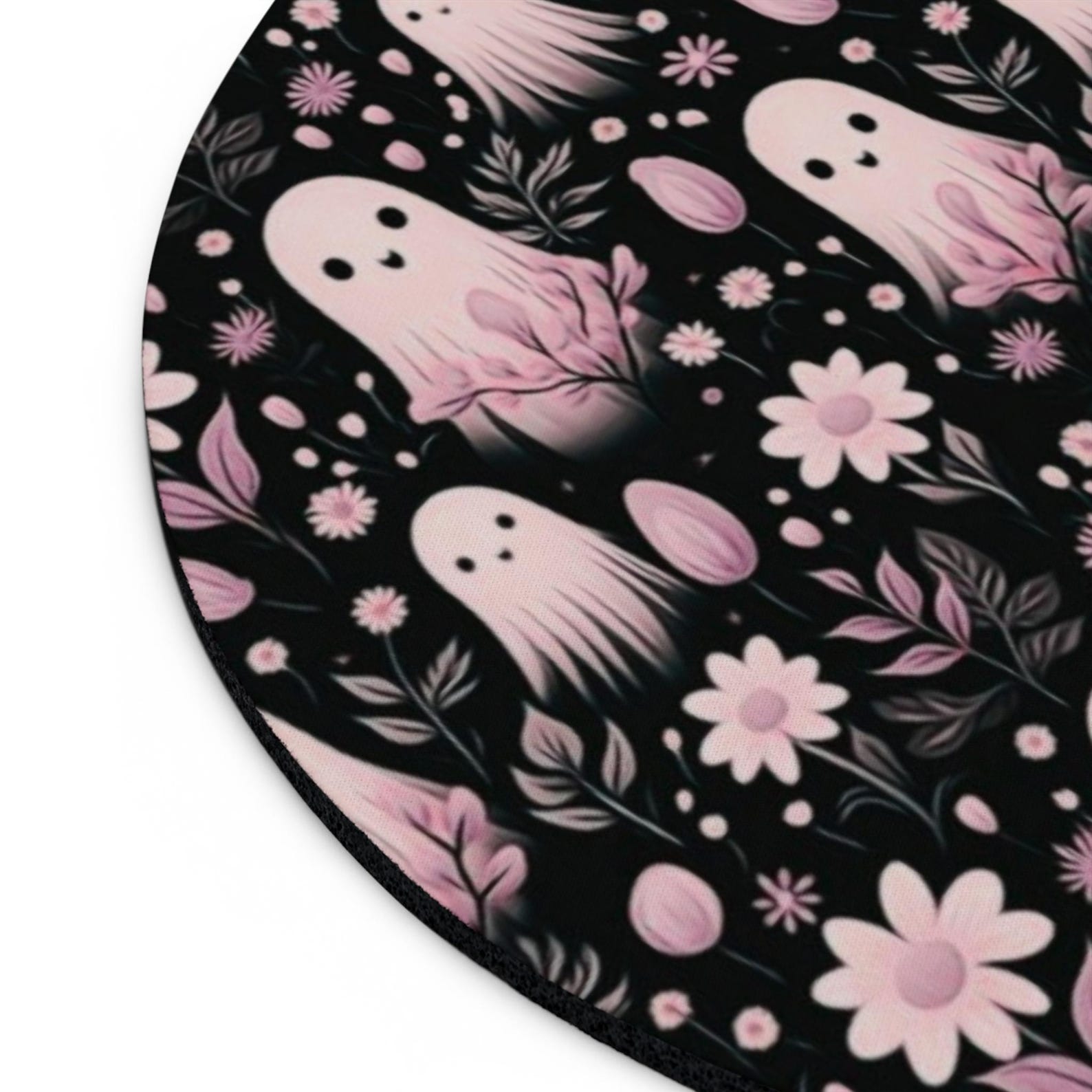 Spooky Ghost Mouse Pad, Cute Halloween Mouse Pad, Office Gift, Mouse ...
