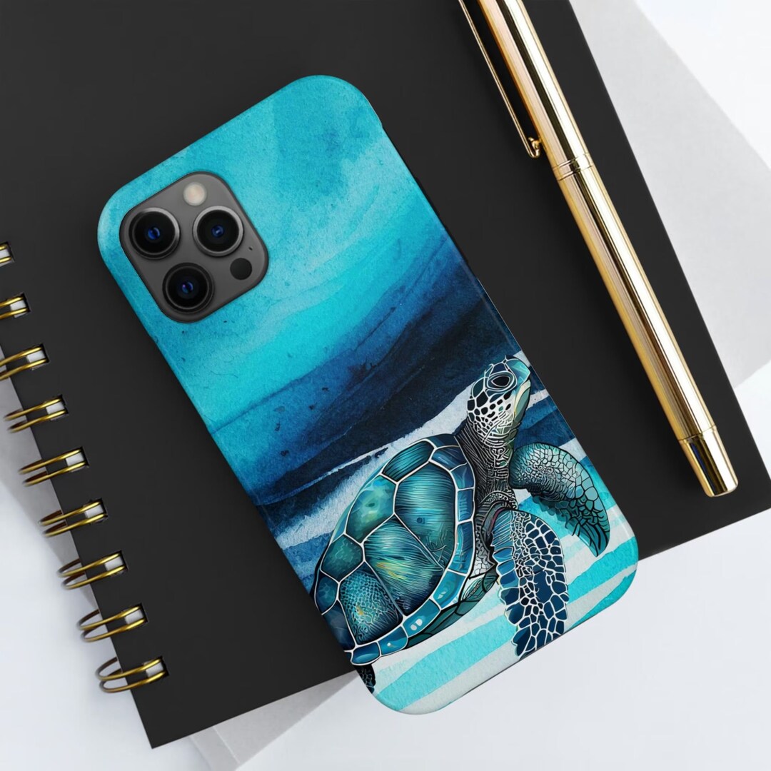 Sea Turtle Phone Case, Ocean Animal iPhone Tough Case, Ocean Phone Case ...
