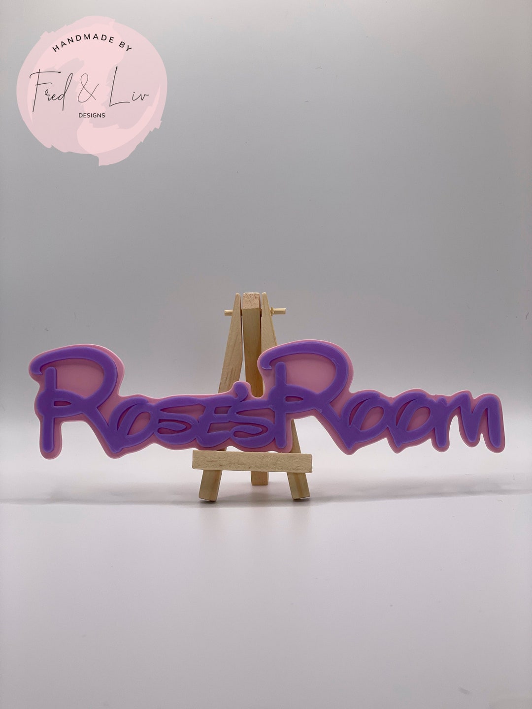 Disney Inspired 3D Printed Personalised Name Door Sign - Etsy