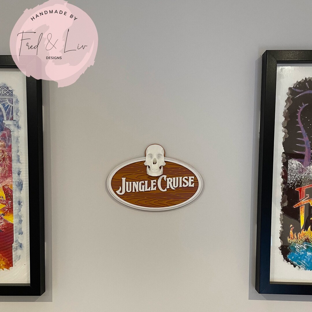 Disney Jungle Cruise Inspired 3D Printed Sign/plaque - Etsy