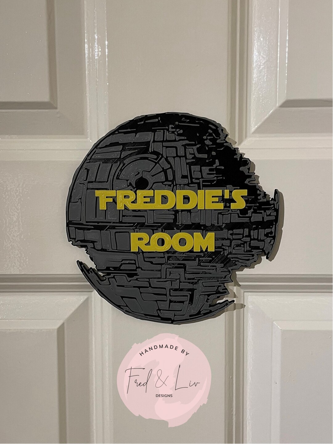 Star Wars Empire Death Star Inspired Personalised 3D Printed Door Sign ...