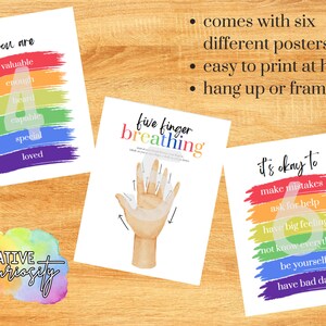 Calm Corner Posters | 6 Digital Files AND Directions for How to Create ...