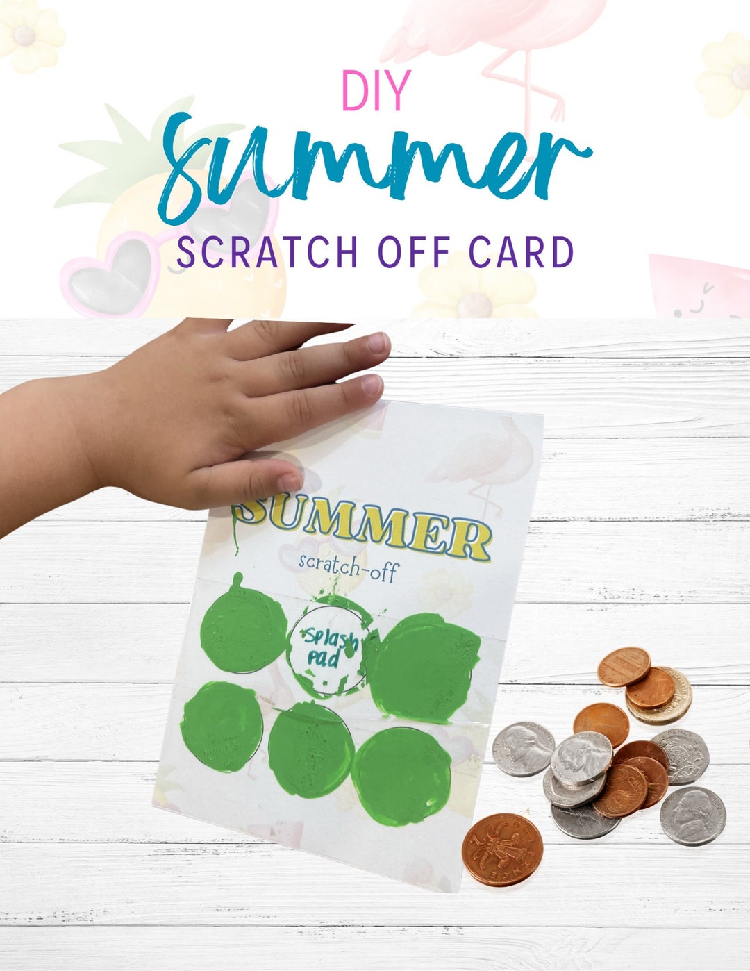 DIY Summer Scratch off | Fun Educational Exciting Activity for Kids to ...