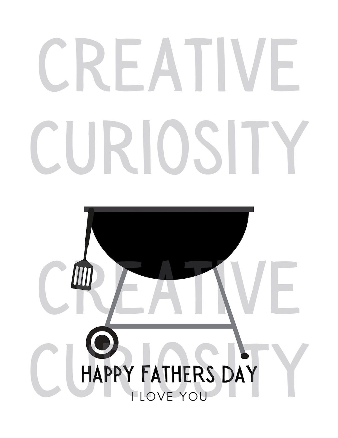 Father's Day Grill Handprint Keepsake | Gift for Dad Father Grandpa ...