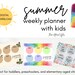 Summer Planner With Kids Weekly Summer Activities and Crafts - Etsy