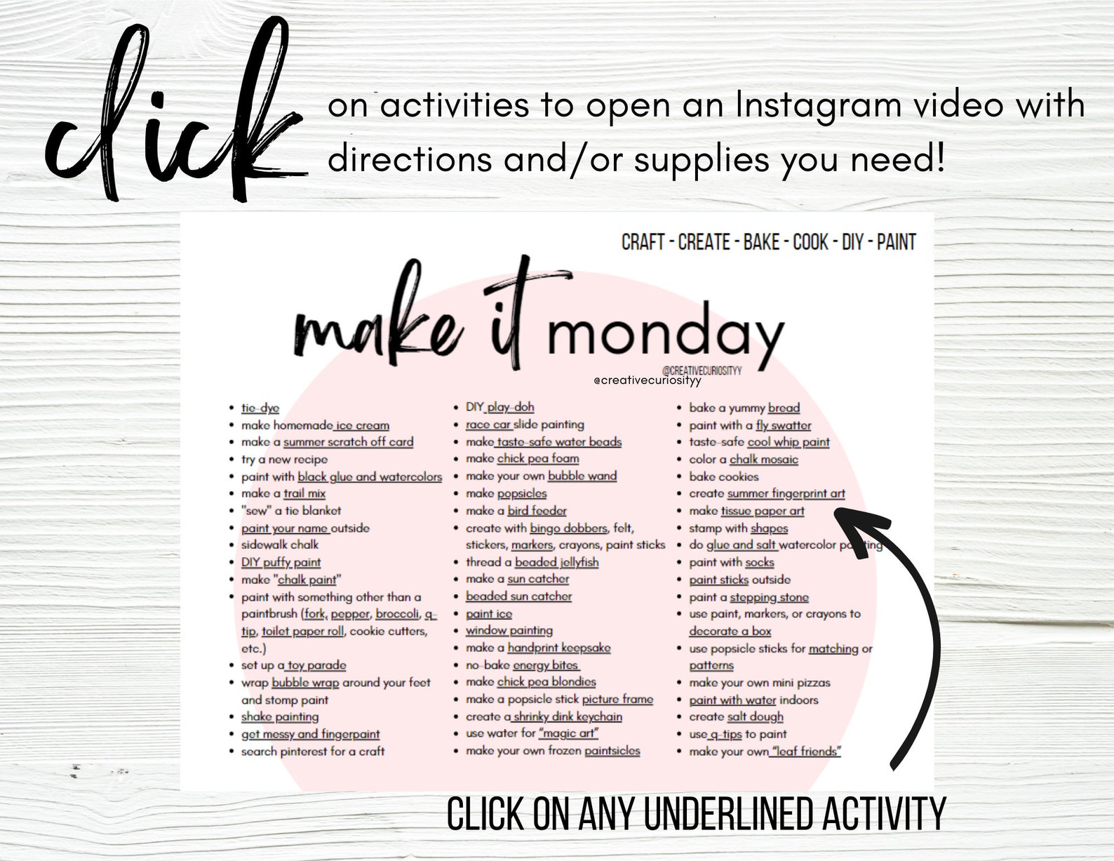 Summer Weekly Planner for Kids | 100+ Activity Ideas (digital Download ...