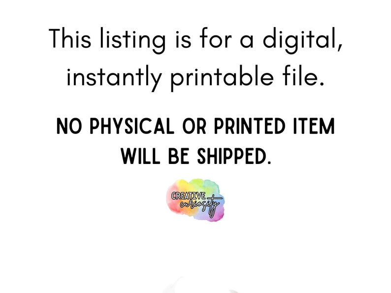 Calm Corner Posters | 6 Digital Files AND Directions for How to Create ...