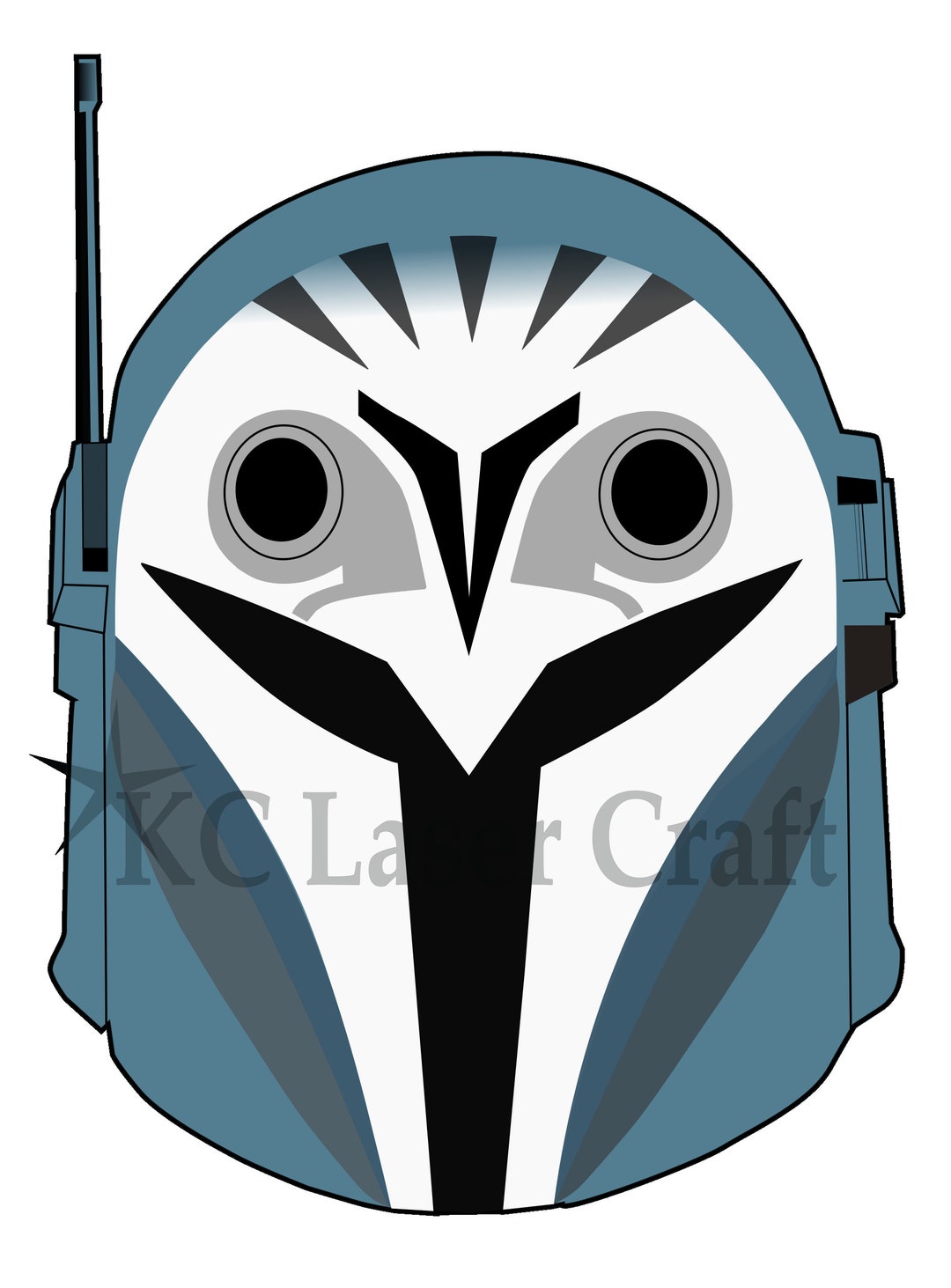 Star Wars Bo Katan Helmet Digital Download - SVG JPEG PNG Cricut ...