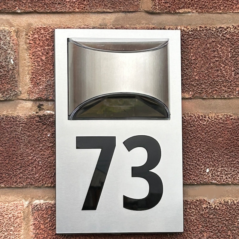 Lighted House Number - Etsy