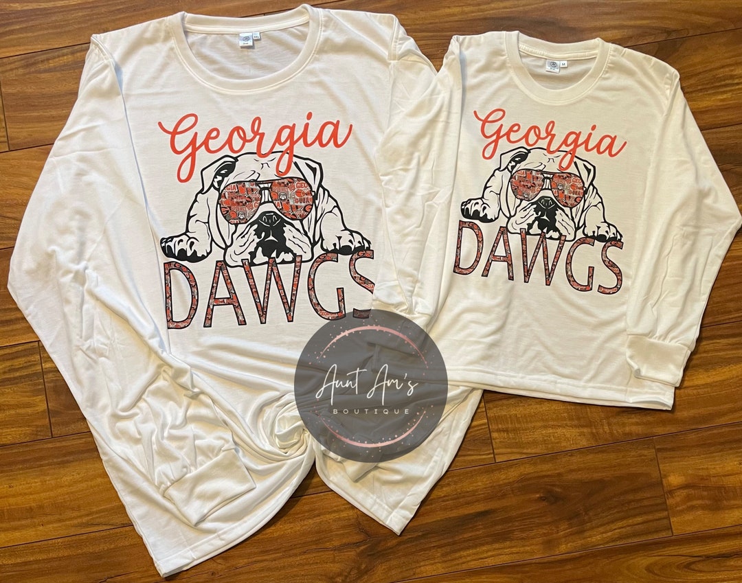 Georgia Bulldogs Long Sleeve Shirt adult and Youth Sizes Dawgs UGA ...