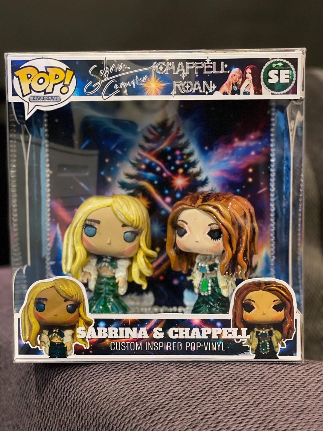 Sabrina Carpenter & Chappell Roan - Custom Pop Vinyl 2-pack *unofficial ...