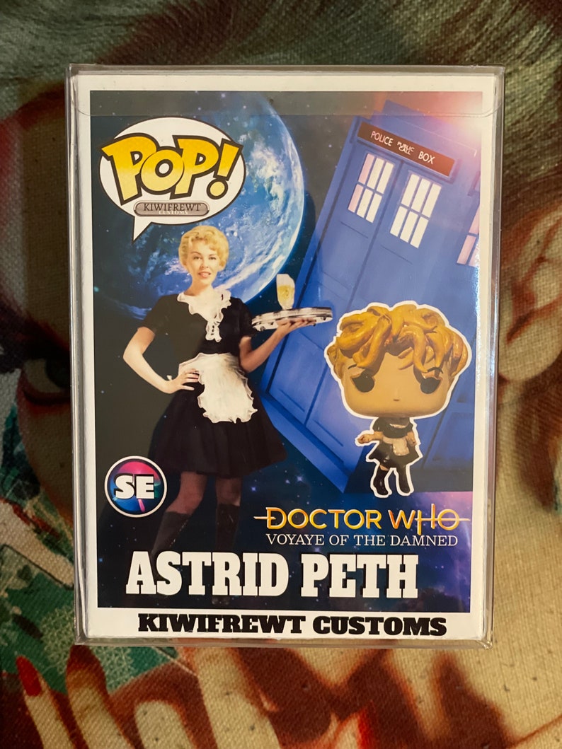 Custom Pop Vinyl Kylie Minogue Doctor Who/astrid Peth unofficial - Etsy