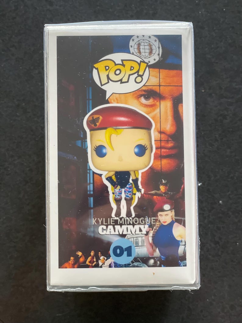 Kylie Minogue /cammy - Streetfighter - Custom Pop Vinyl *unofficial* - Etsy