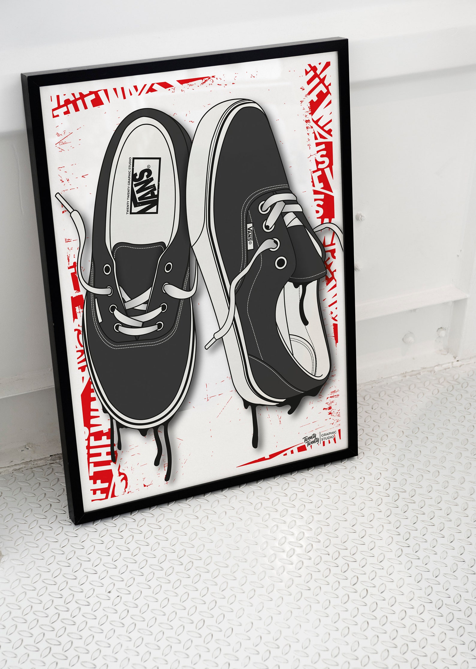 Vans Era Homage Poster | Vans | Era | Skate | Surf | Sneakers | Wall ...