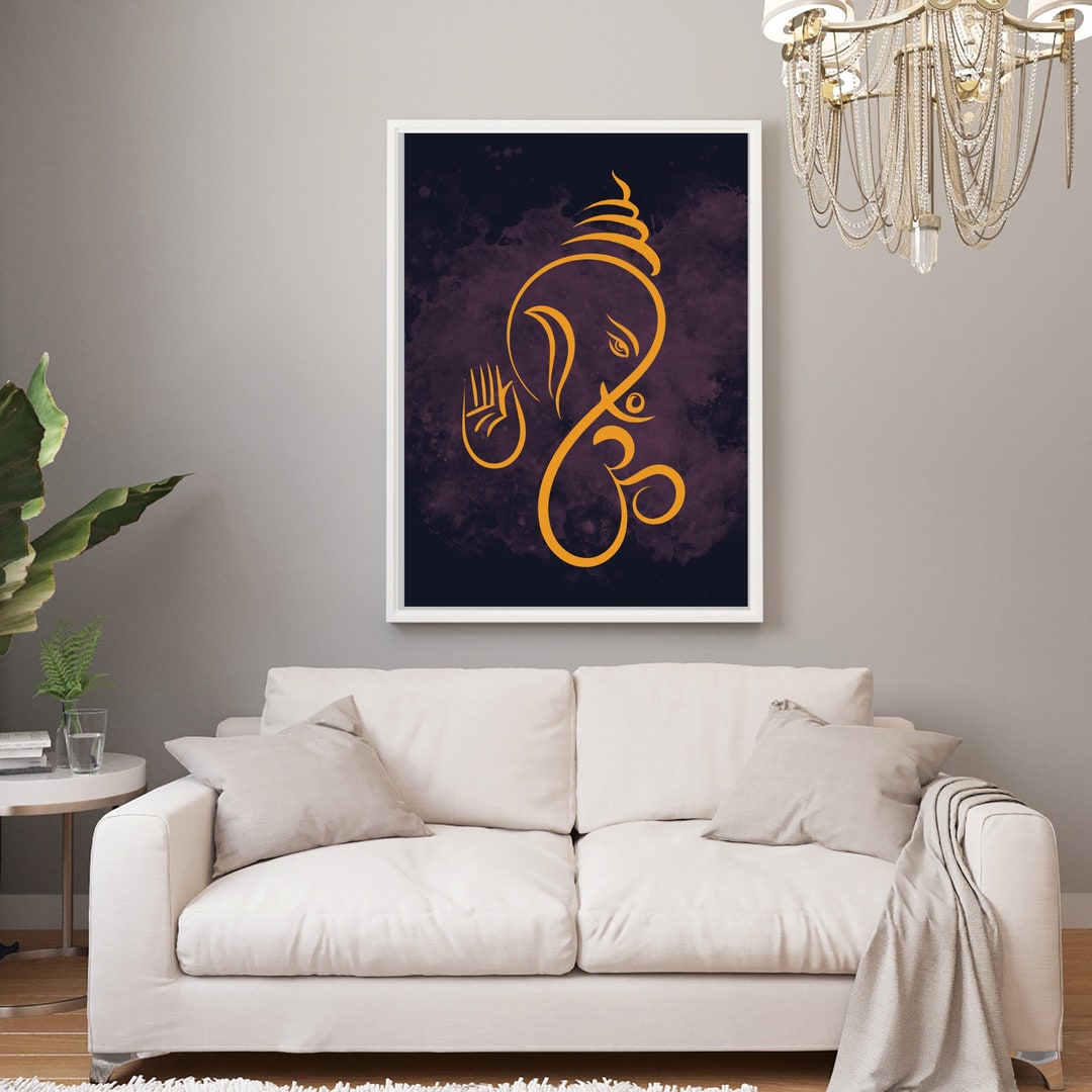 Ganesh Wall Art as an Indian House Warming Gift | Ganapathi Wall Art ...