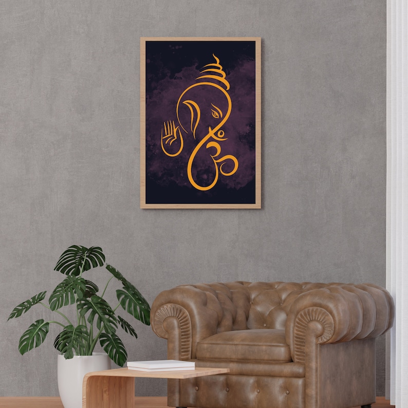 Ganesh Wall Art as an Indian House Warming Gift Ganapathi Wall Art ...