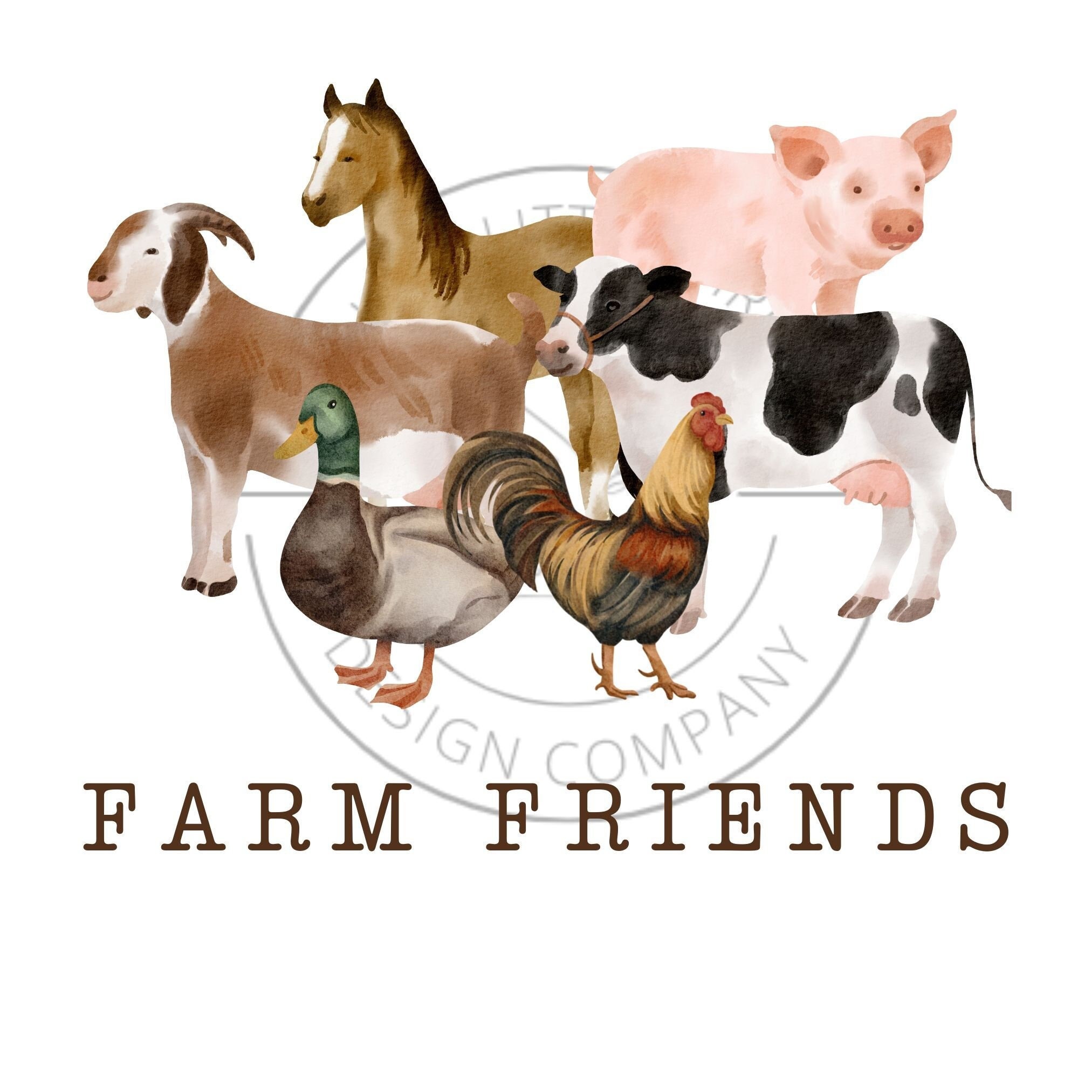 Farm Friends PNG, Farmer, Kids Png, Sublimation, Kids Sublimation, Farm ...