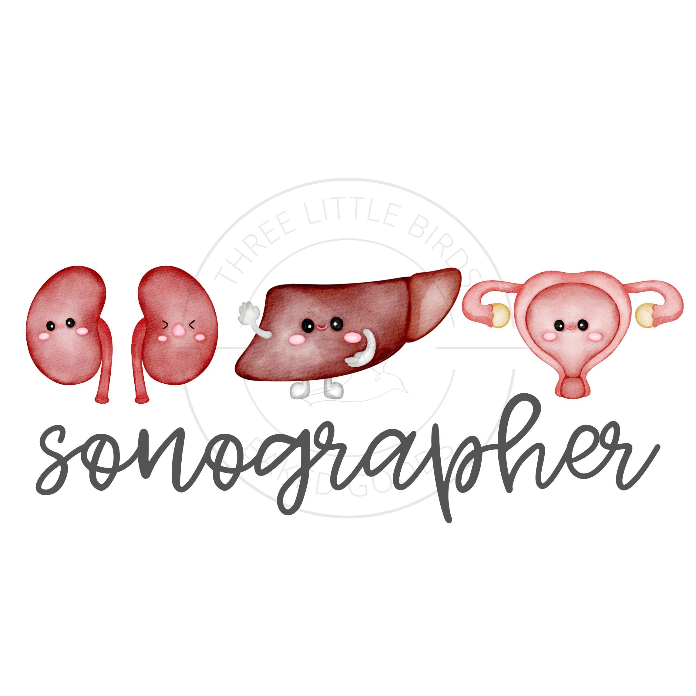 Sonographer Png, Sublimation, Watercolor, General Ultrasound ...