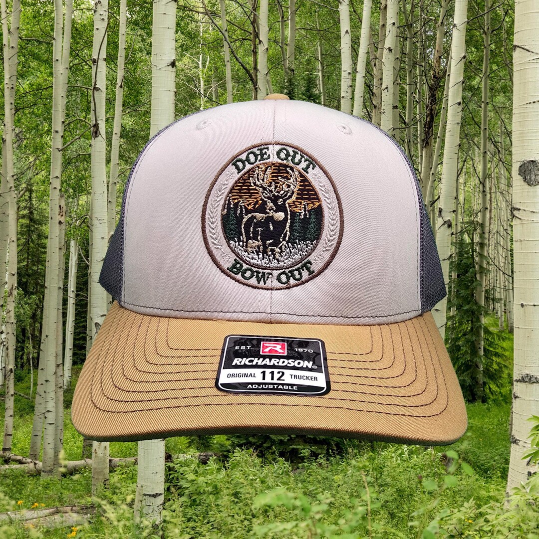 Regal Guardian Buck: Embroidered Trucker Hat for the Avid Hunter - Etsy