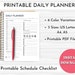 Printable Daily Schedule Checklist, Printable TO DO List, Daily ...