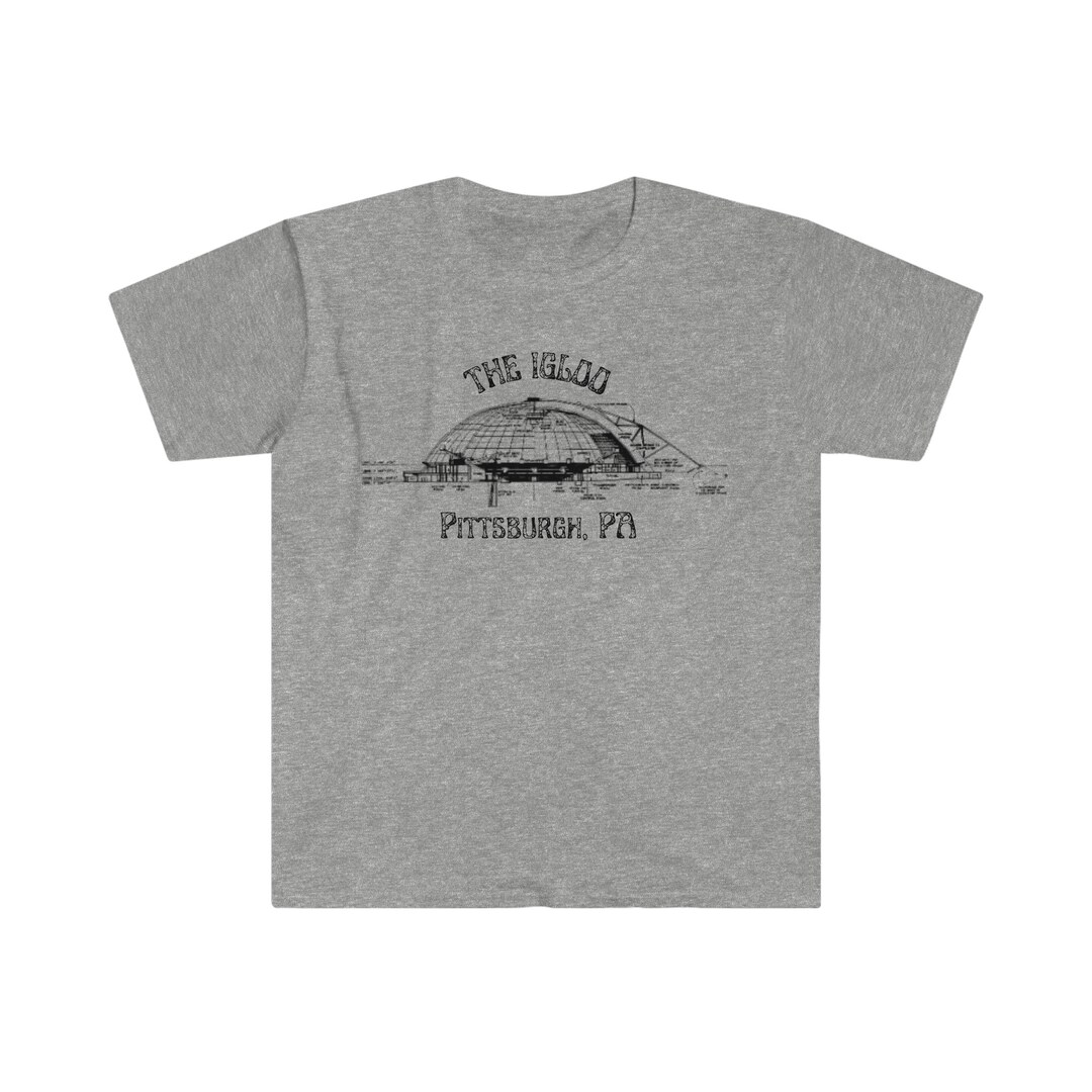 The Igloo Retro Soft T-shirt L the Igloo L Mellon Arena L Civic Arena L ...