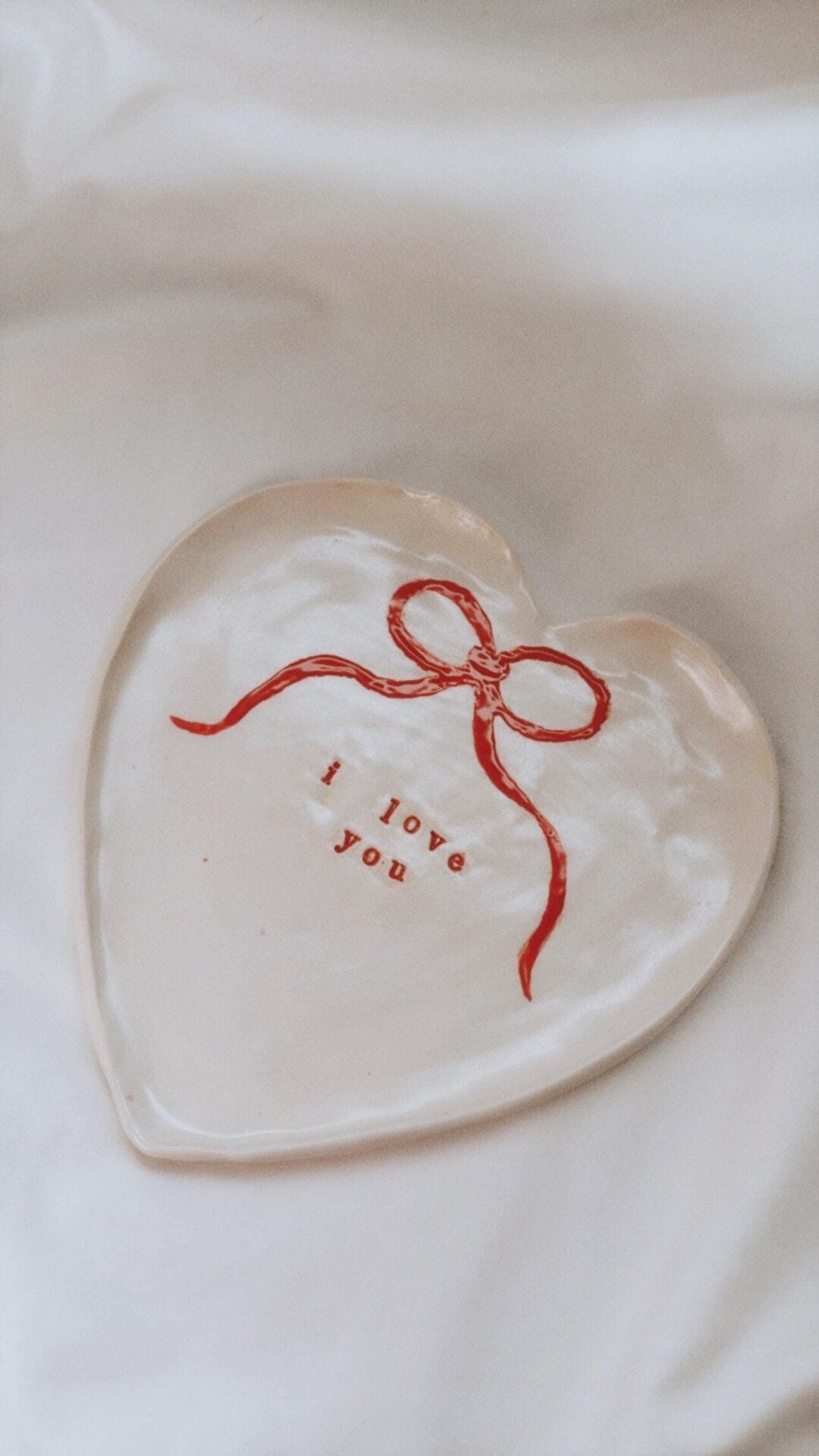 I Love You Plate | Coquette, Pottery, Handmade, Ceramic Plate, Ceramics ...