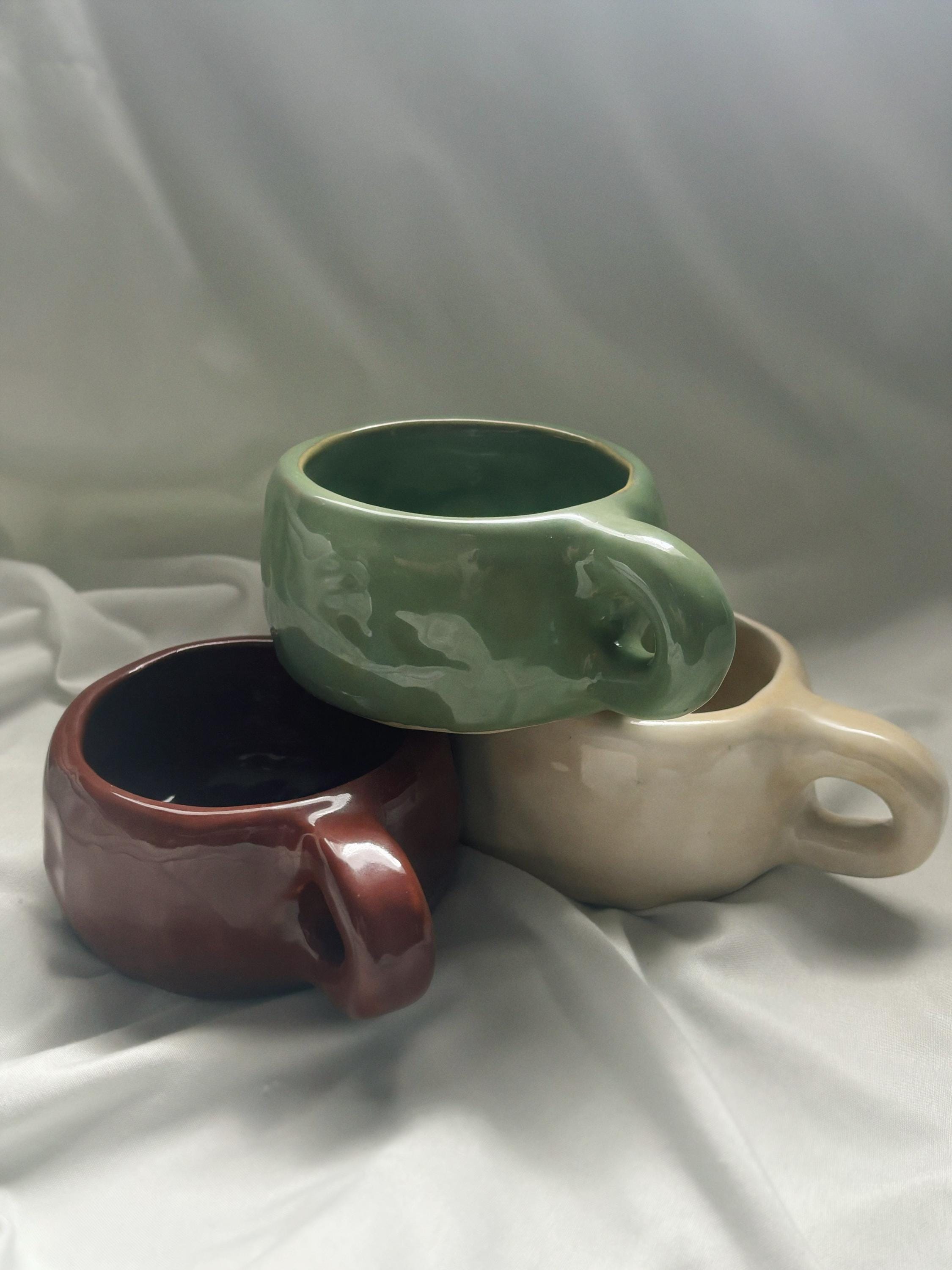 CHUBBY MUGS | Handmade Ceramics, Cute Mug, Matcha, Coffee, Aesthetic ...